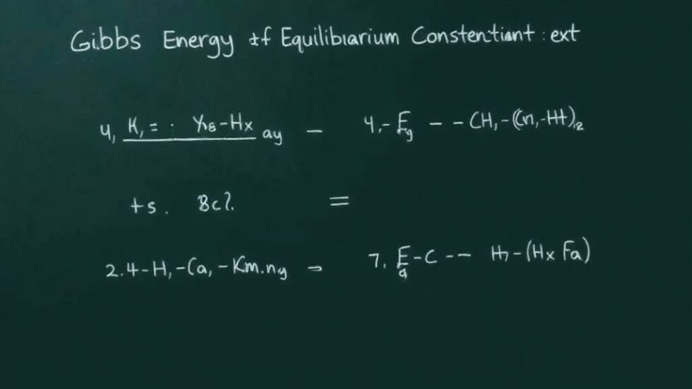 Unveiling Chemical Equilibrium: The Interplay of Gibbs Free Energy and ...